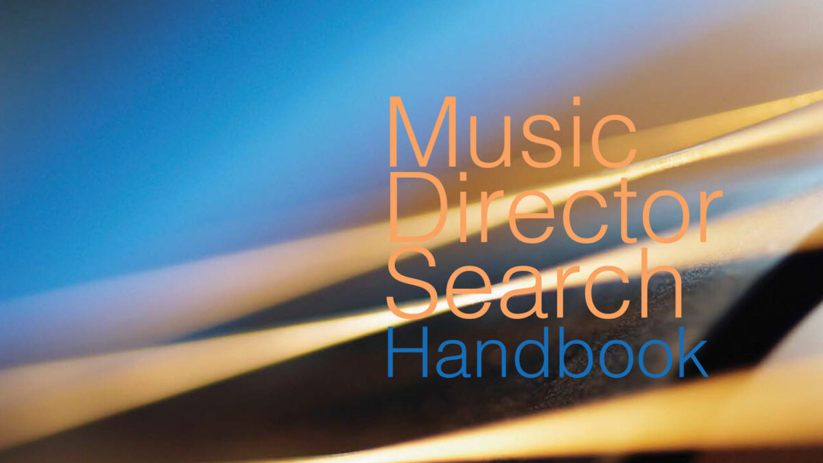 Selecting Your Music Director - americanorchestras.org